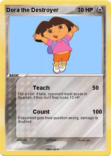 Pokémon Dora the Destroyer 6 6 - Teach - My Pokemon Card
