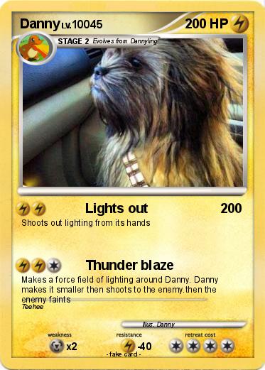 Pokémon Danny 437 437 - Lights out - My Pokemon Card