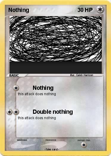 Pokémon Nothing 409 409 - Nothing - My Pokemon Card