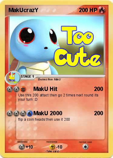 Pokémon MakUcrazY - MakU Hit - My Pokemon Card