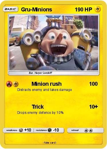 Pokémon Gru Minions 1 1 - Minion rush - My Pokemon Card