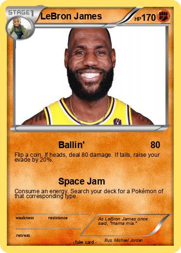 Pokémon LeBron James 757 757 - Ballin' - My Pokemon Card