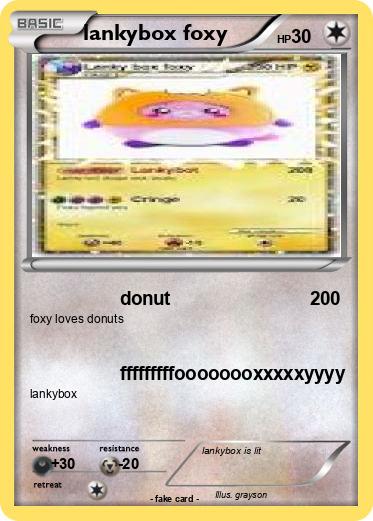 Pokémon lankybox foxy - donut - My Pokemon Card