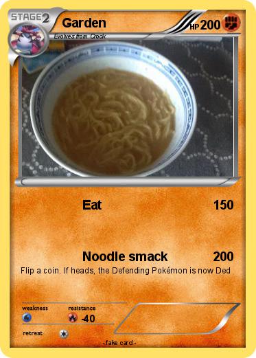 Pokémon Garden 43 43 - Eat - My Pokemon Card