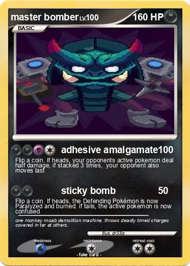 Pokémon master bomber - adhesive amalgamate - My Pokemon Card
