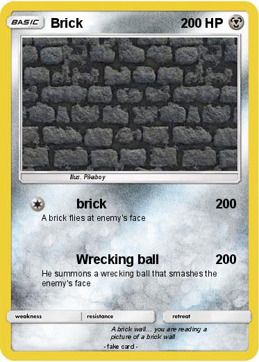 Pokémon Brick 200 200 - brick - My Pokemon Card
