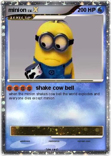 Pokémon minion 126 126 - shake cow bell - My Pokemon Card