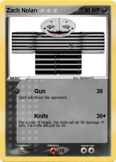 Pokémon Zach Nolan - Gun - My Pokemon Card