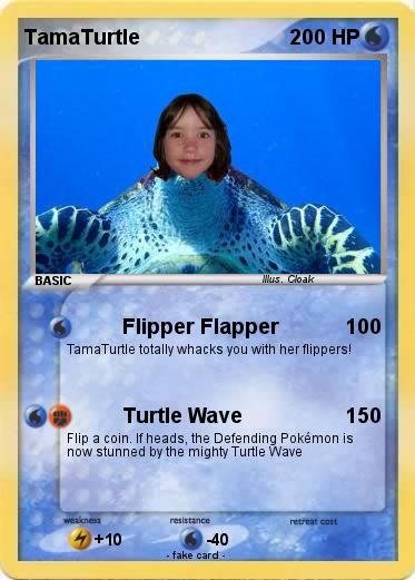 Pokémon TamaTurtle - Flipper Flapper - My Pokemon Card
