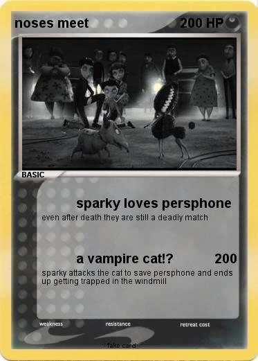 Pokémon noses meet - sparky loves persphone - My Pokemon Card
