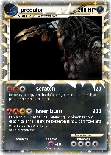 Pokémon predator 484 484 - scratch - My Pokemon Card