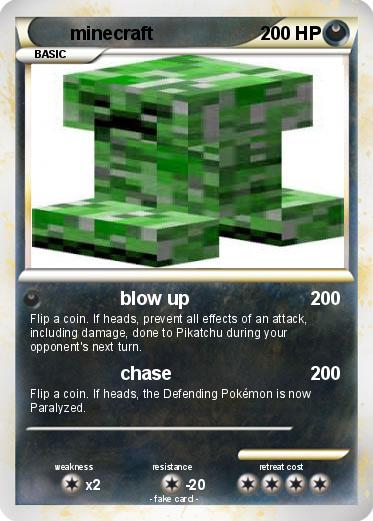 Pokémon minecraft 1112 1112 - blow up - My Pokemon Card