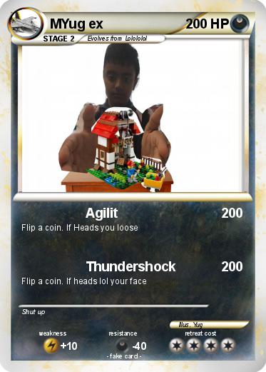 Pokémon MYug ex 1 1 - Agilit - My Pokemon Card