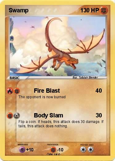 Pokémon Swamp 43 43 - Fire Blast - My Pokemon Card