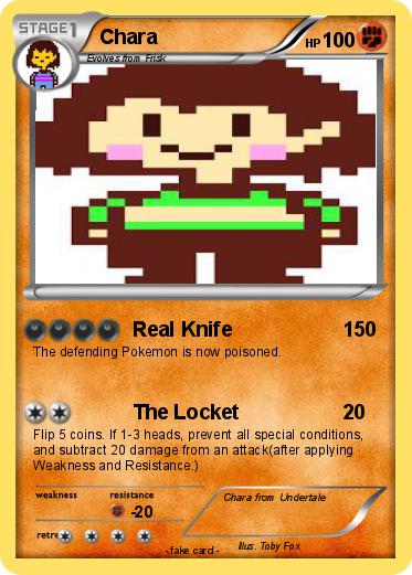Pokémon Chara 167 167 - Real Knife - My Pokemon Card