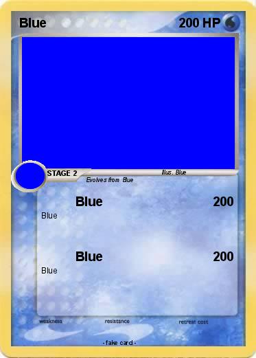 Pokémon Blue 2318 2318 - Blue - My Pokemon Card