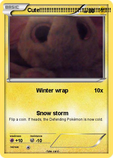Pokémon Cute 2403 2403 - Winter wrap - My Pokemon Card