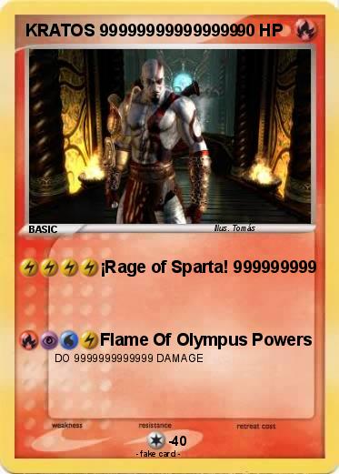 Pokémon KRATOS 999999999999999 999999999999999 - ¡Rage of Sparta ...