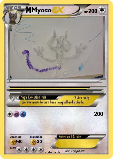 Pokémon Myoto 3 3 - My Pokemon Card