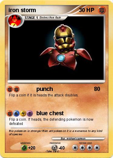 Pokémon iron storm - punch - My Pokemon Card