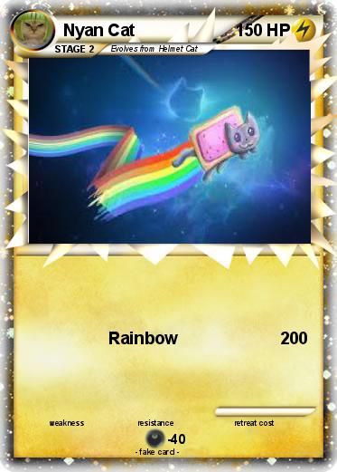 Pokémon Nyan Cat 2913 2913 - Rainbow - My Pokemon Card