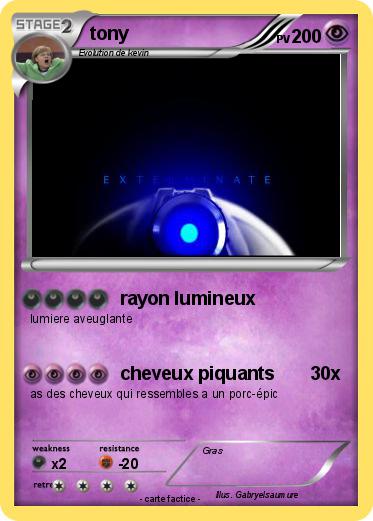 Pokémon tony 739 739 - rayon lumineux - Ma carte Pokémon