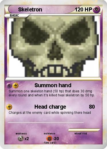 Pokémon Skeletron 155 155 - Summon hand - My Pokemon Card