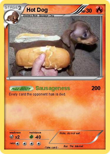 Pokémon Hot Dog 438 438 - Sausageness - My Pokemon Card