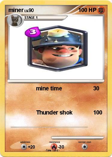 Pokémon miner 51 51 - mine time - My Pokemon Card