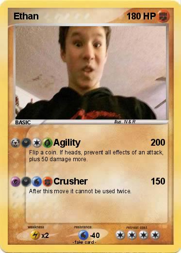 Pokémon Ethan 899 899 - Agility - My Pokemon Card