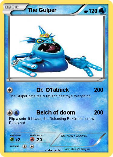 Pokémon The Gulper 1 1 - Dr. O'fatnick - My Pokemon Card