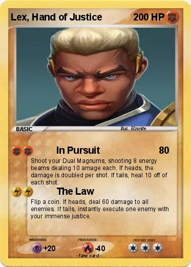 Pokémon Lex Hand of Justice - In Pursuit - My Pokemon Card