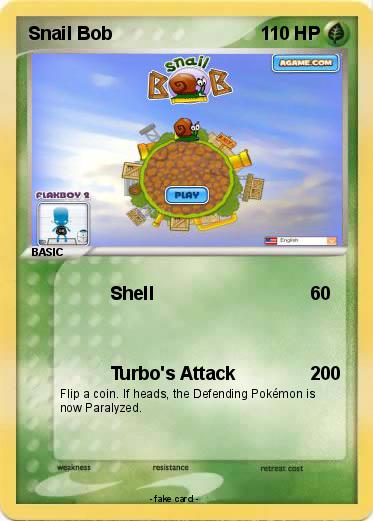 Pokémon Snail Bob 1 1 - Shell - My Pokemon Card