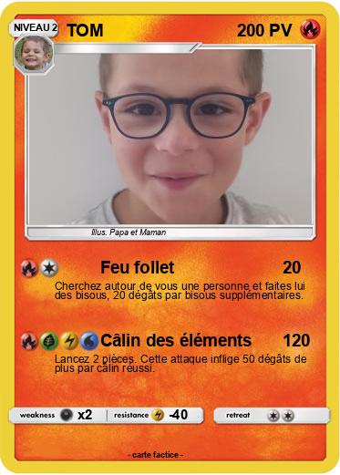 Pokémon TOM 2219 2219 - Feu follet - Ma carte Pokémon