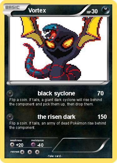 Pokémon Vortex 101 101 - black syclone - My Pokemon Card