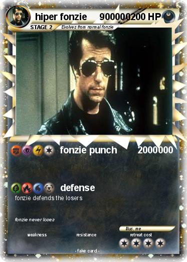 Pokémon hiper fonzie 900000 900000 - fonzie punch 2000000 - My Pokemon Card