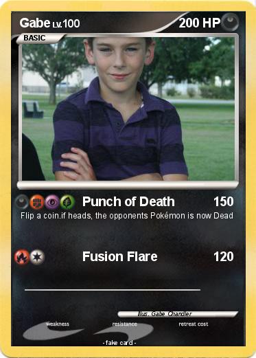Pokémon Gabe 112 112 - Punch of Death - My Pokemon Card