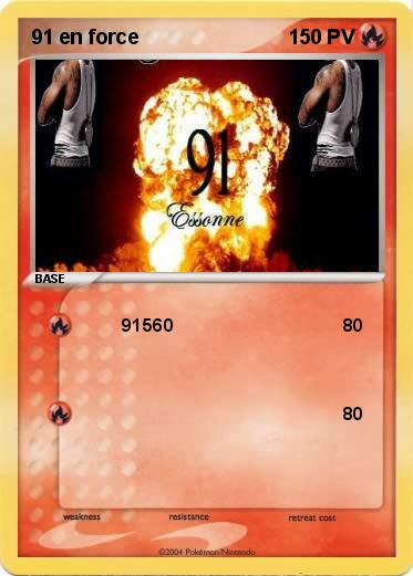 Pokémon 91 en force - 91560 - Ma carte Pokémon