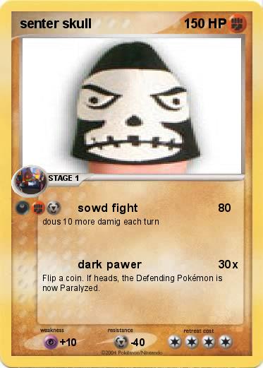 Pokémon senter skull - sowd fight - My Pokemon Card