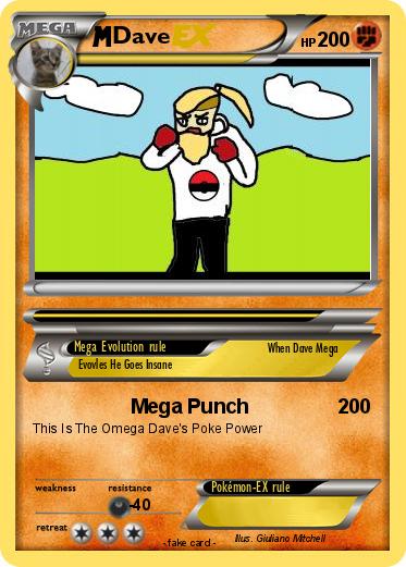 Pokémon Dave 536 536 - Mega Punch - My Pokemon Card
