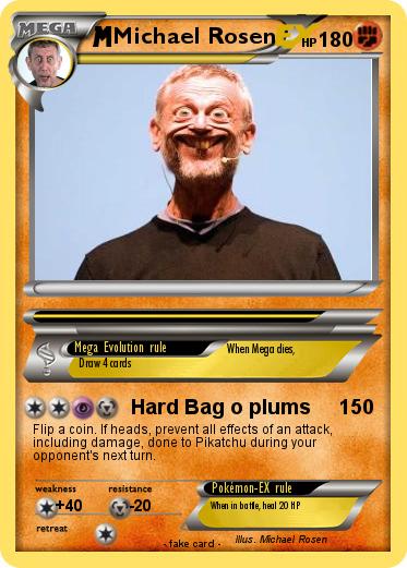 Pokémon Michael Rosen 103 103 - Hard Bag o plums - My Pokemon Card