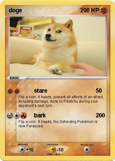 Pokémon doge 208 208 - stare - My Pokemon Card