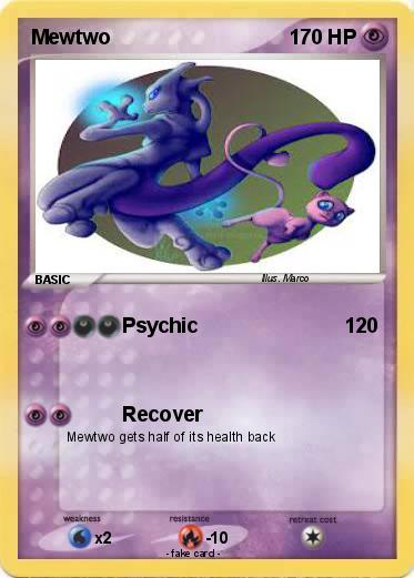 Pokémon Mewtwo 4735 4735 - Psychic - My Pokemon Card