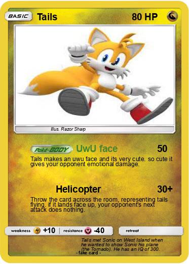 Pokémon Tails 1463 1463 - UwU face - My Pokemon Card