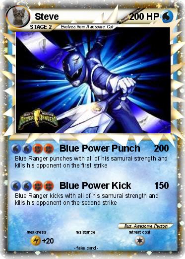 Pokémon Steve 351 351 - Blue Power Punch - My Pokemon Card