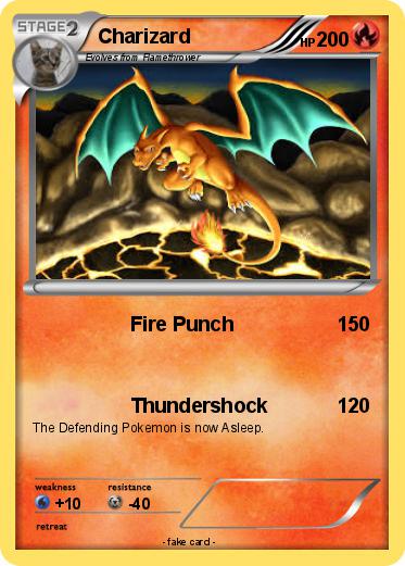 Pokémon Charizard 4716 4716 - Fire Punch - My Pokemon Card