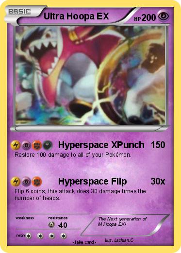 Pokémon Ultra Hoopa EX - Hyperspace XPunch - My Pokemon Card