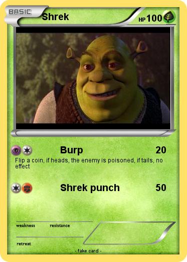 Pokémon Shrek 1102 1102 - Burp - My Pokemon Card