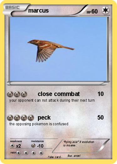 Pokémon marcus 334 334 - close commbat - My Pokemon Card