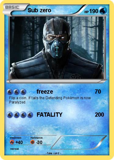 Pokémon Sub zero 409 409 - freeze - My Pokemon Card